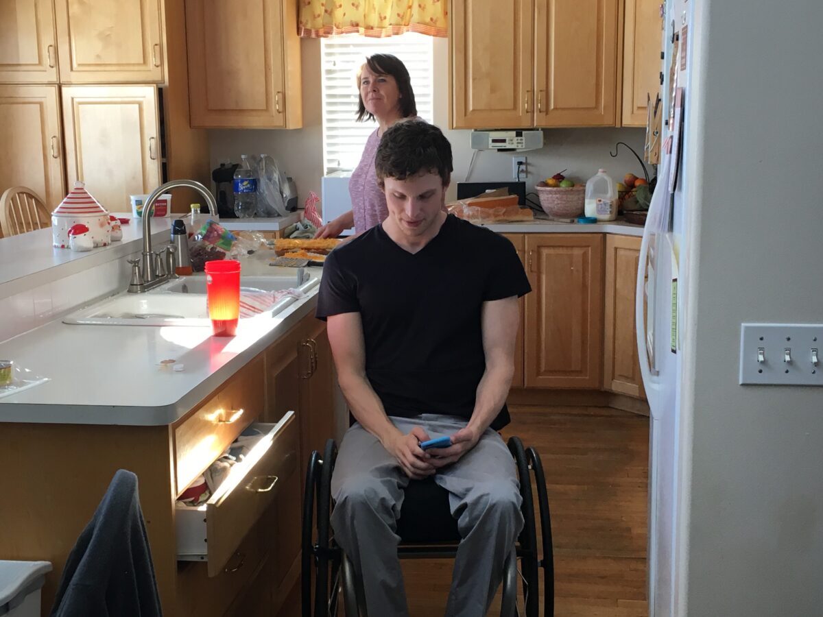 Carson Tueller continues to swim, play the flute after being paralyzed ...